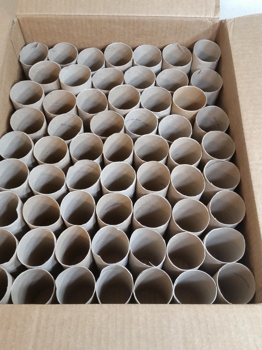 60 Cardboard Toilet Paper Tube Rolls, Cardboard Craft Tubes, no Return ...