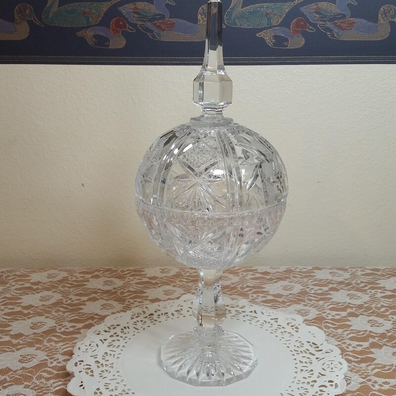 Crystal Candy Dish - Etsy