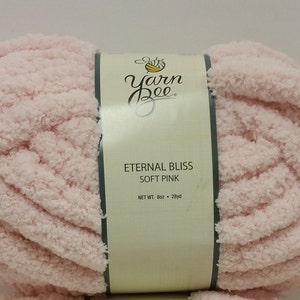 1 Skein Yarn Bee Eternal Bliss Yarn, Color Soft Pink, Dye Lot 62107 ...