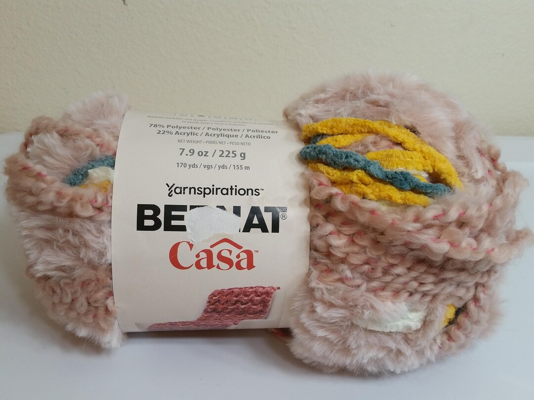 Bernat Casa Yarn: Pine Rose Super Bulky, 7.9oz - Etsy