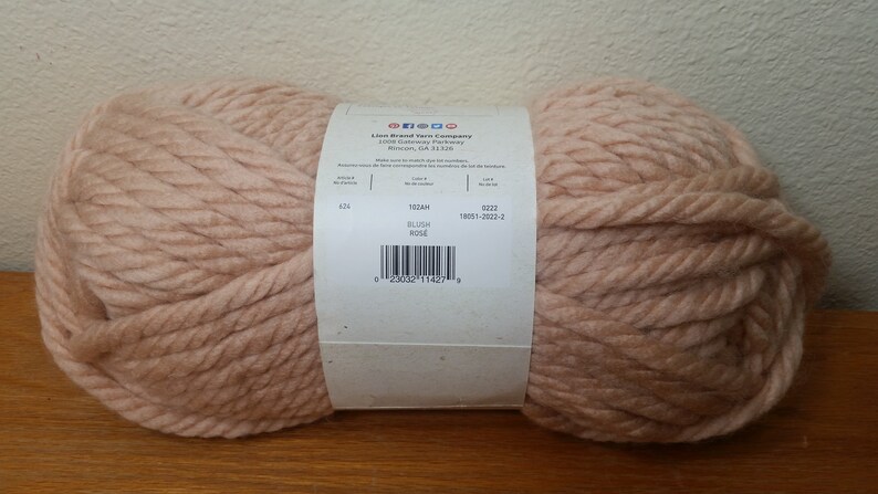 Lion Brand Wool Ease WOW! Jumbo Yarn: 8.5oz Wool Blend - Etsy