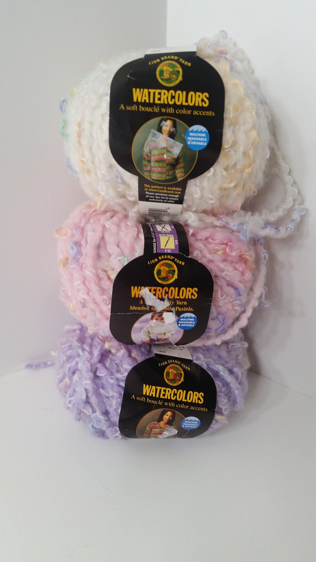 1 Skein 9 Skeins Available From 2 Colors Lion Brand Watercolors Yarn, 1 ...