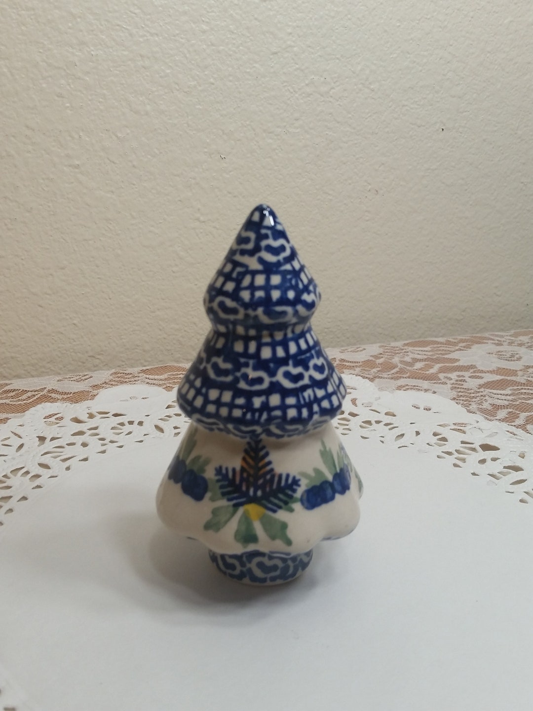 Vintage Small Ceramic Tree With a European Design, 4.5in Tall, Table ...