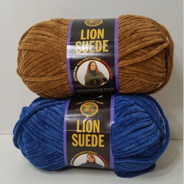 Lion Suede Yarns - Etsy