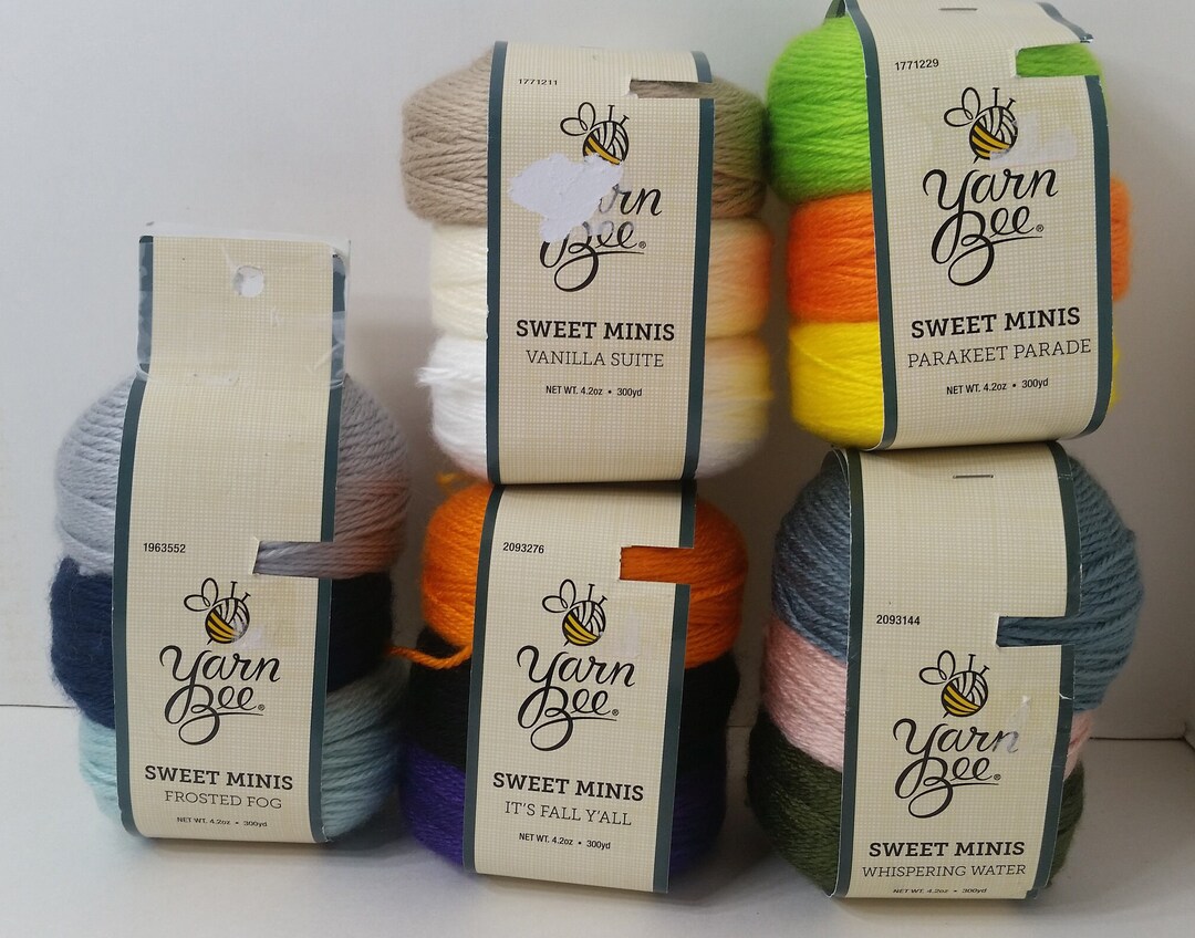 1 Package 10 Package Available From 2 Colors Yarn Bee Sweet Minis, 4 ...