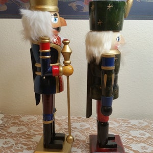 1 Christmas Decor Nutcracker (choose From 2 Designs), 15in and 13.25in ...