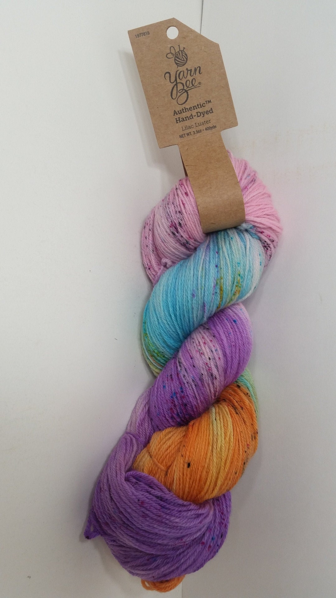 Authentic Hand-dyed Yarn, Lilac Luster, 3.5oz, 400y, Fingering 1 - Etsy