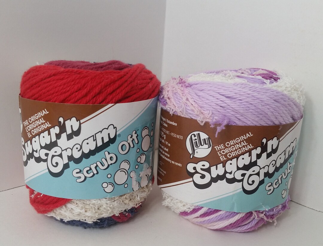 Lily Sugar N Cream Scrub off Yarn: Cotton Blend, Medium 4 (1 Skein) - Etsy