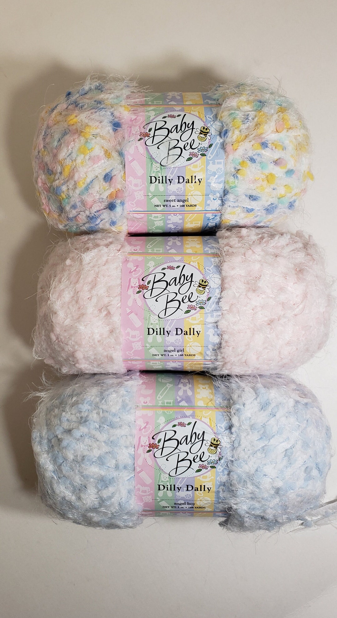 Dilly Dally Baby Bee Yarn: Bulky Chenille Eyelash Fibers - Etsy