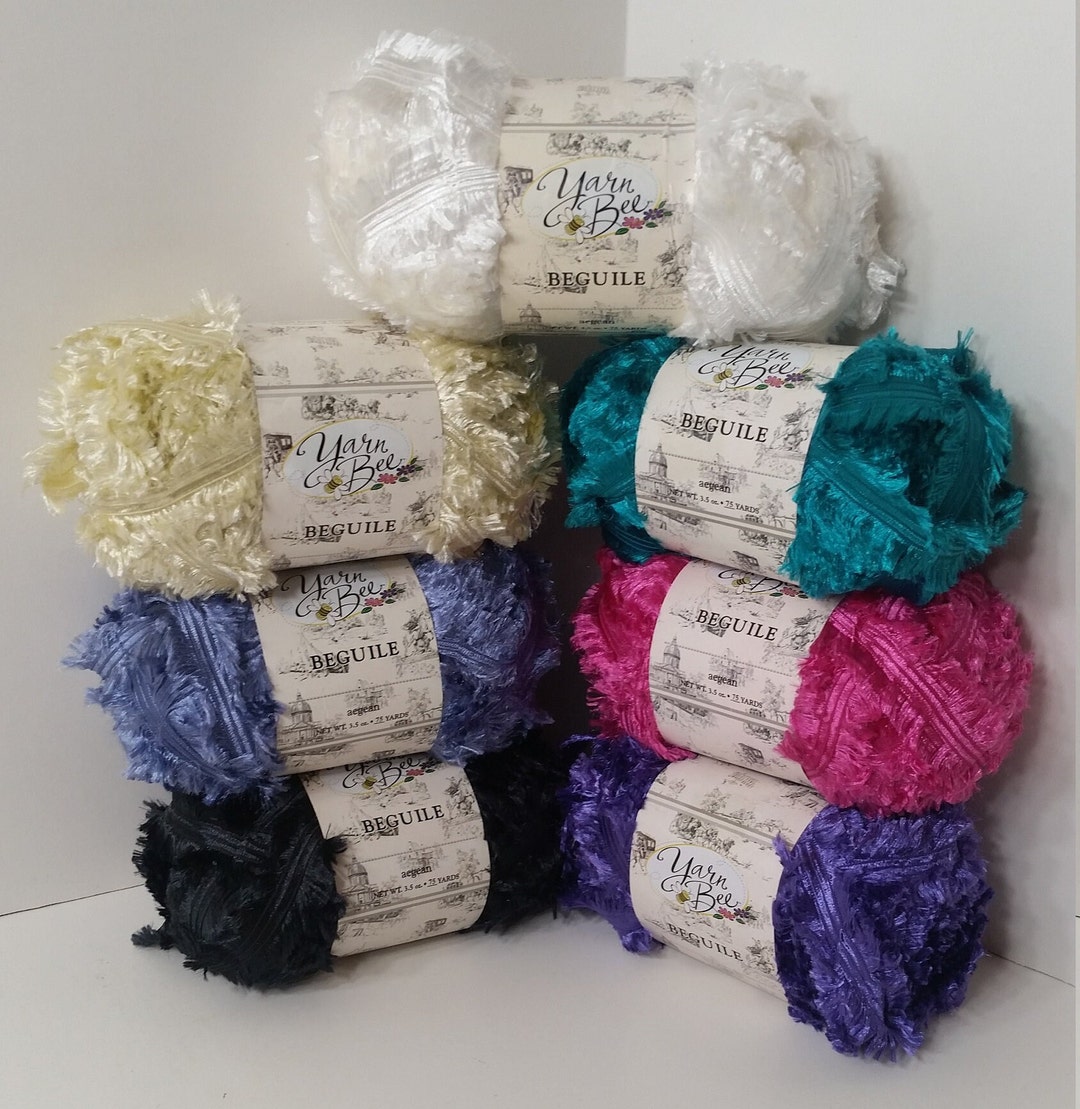1 Skein 91 Skeins Available From 7 Colors Yarn Bee Beguile, 3.5oz/100g ...