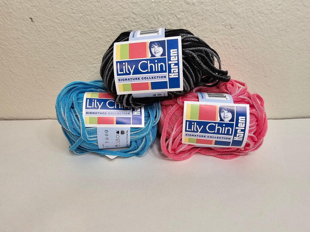 Lily Chin Harlem Yarn: Cotton Acrylic Blend, Made in Italy - Etsy