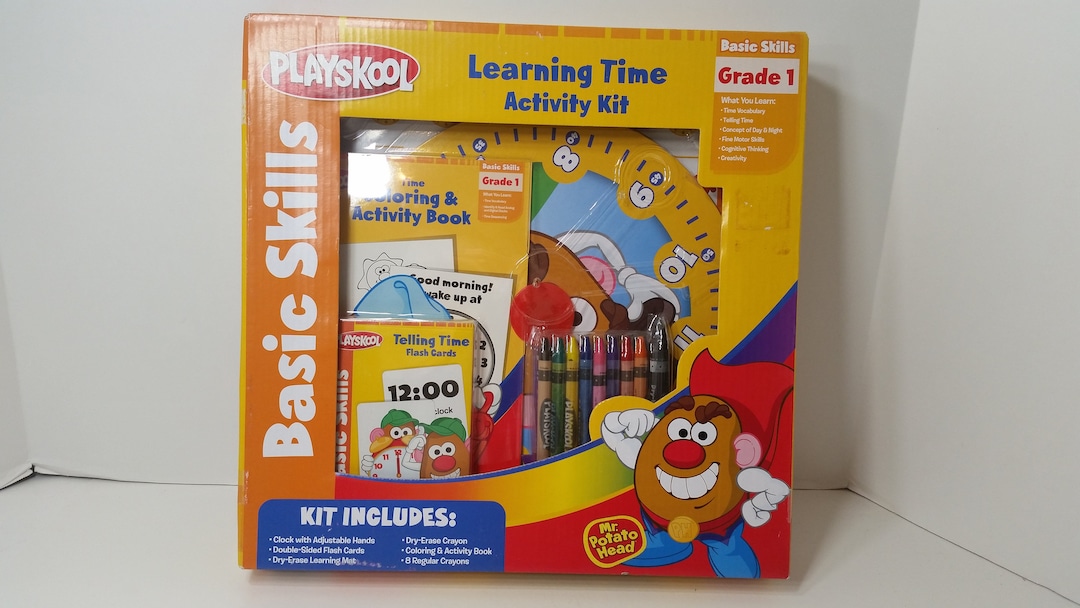 Playskool Learning Time Activity Kit, Grade 1 - Etsy