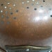Vintage Italian Copper Colander With Brass Feet & Handles, Not Polished ...