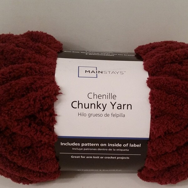 Jumbo Chenille Yarn - Etsy
