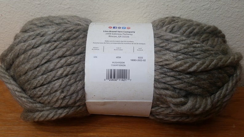 Lion Brand Wool Ease WOW! Jumbo Yarn: 8.5oz Wool Blend - Etsy
