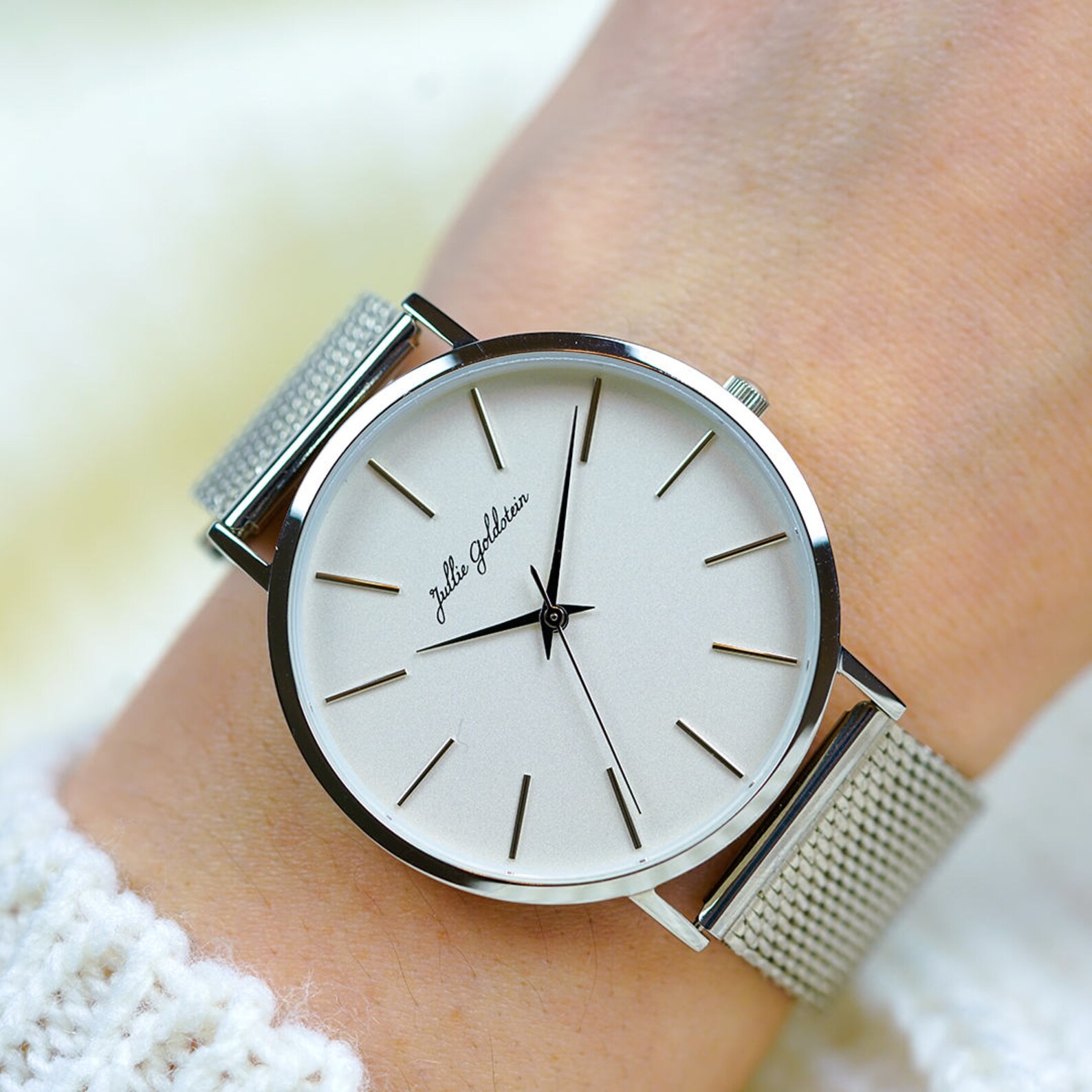 Silver Mesh Women s Watch Large Face Women s Watch Etsy UK Silver Mesh Women s Watch Large Face Women s Watch Etsy UK