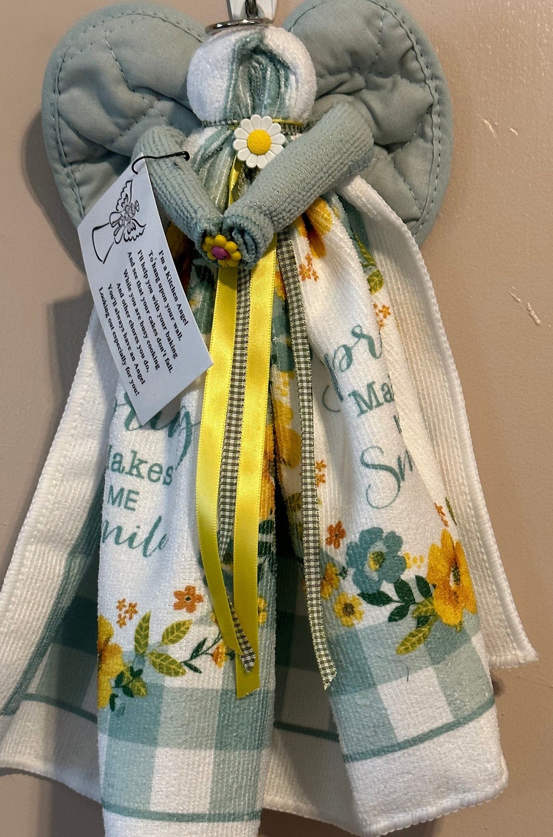 Kitchen Angel Dish Towel - Etsy