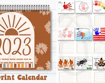 2023 Handprint Calendar - Etsy