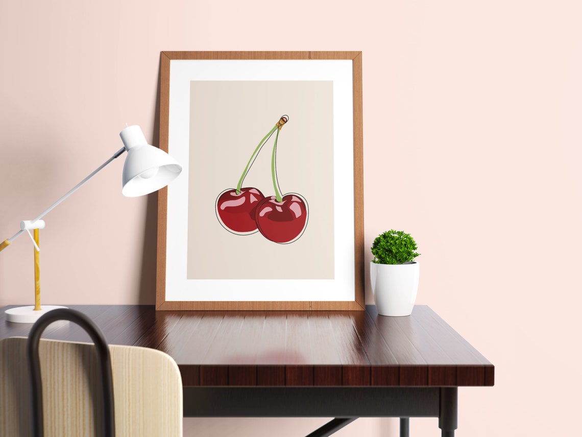 Cherry Print (DIGITAL DOWNLOAD ONLY) - Etsy