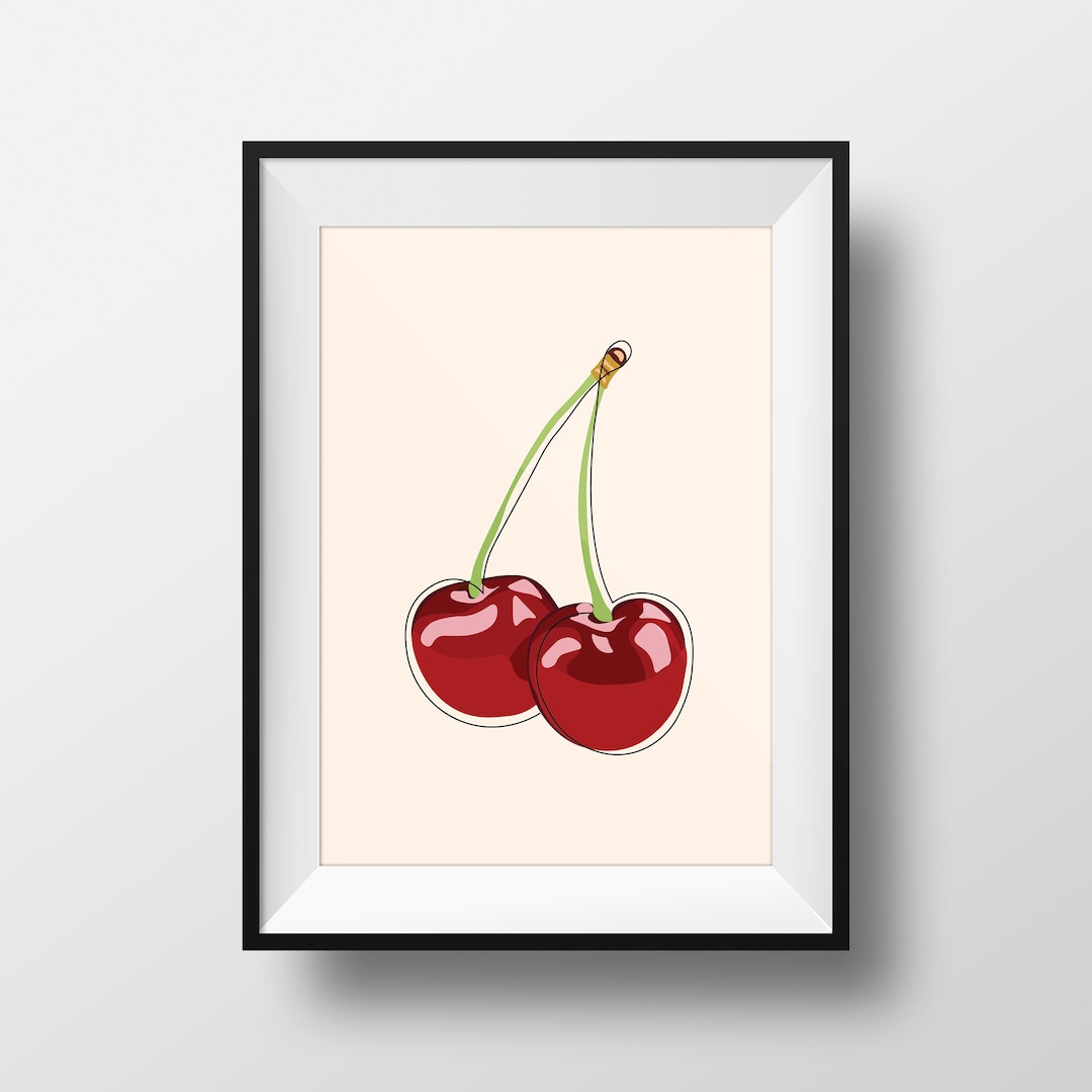 Cherry Print (DIGITAL DOWNLOAD ONLY) - Etsy