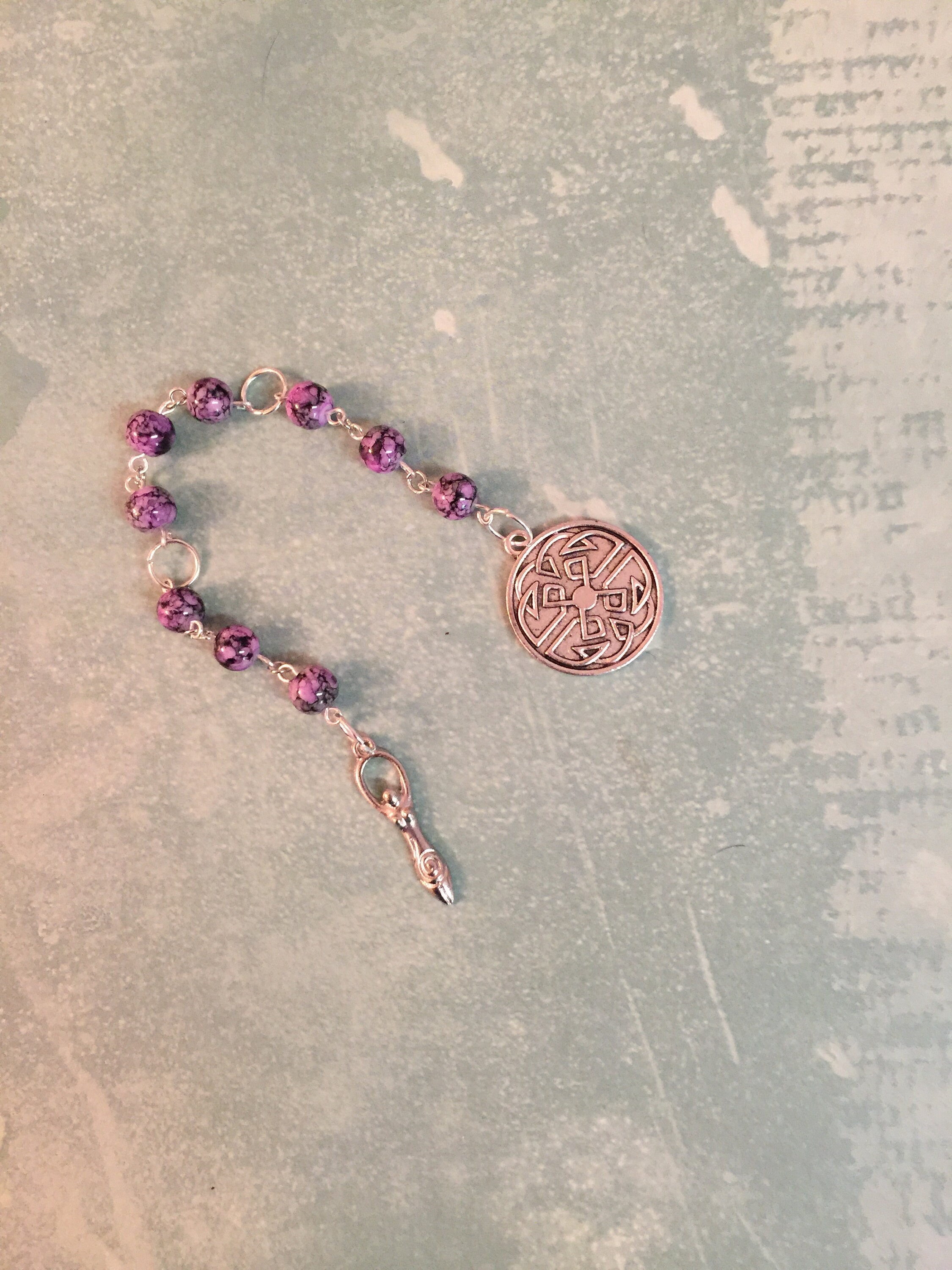 Pagan Prayer Beads | Celtic Prayer Beads | Spiral Goddess | Fertility ...