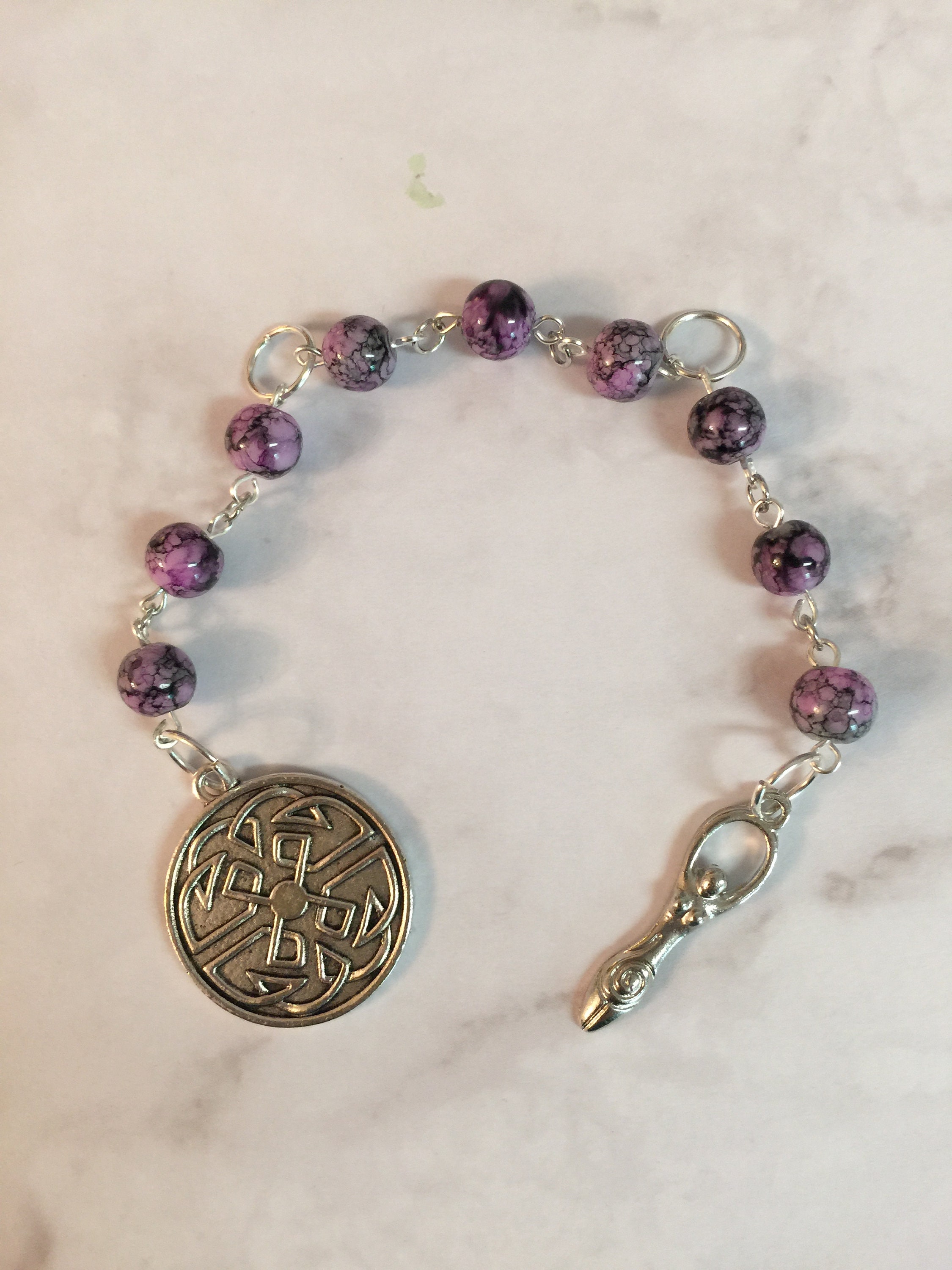 Pagan Prayer Beads | Celtic Prayer Beads | Spiral Goddess | Fertility ...