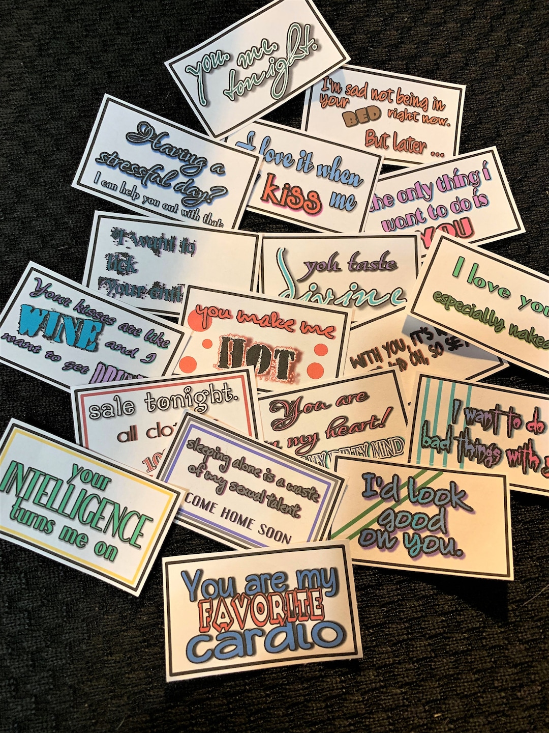 Sexy Love Notes - Set 2 | Briefcase Notes | Risque Lunch Notes | Notes ...