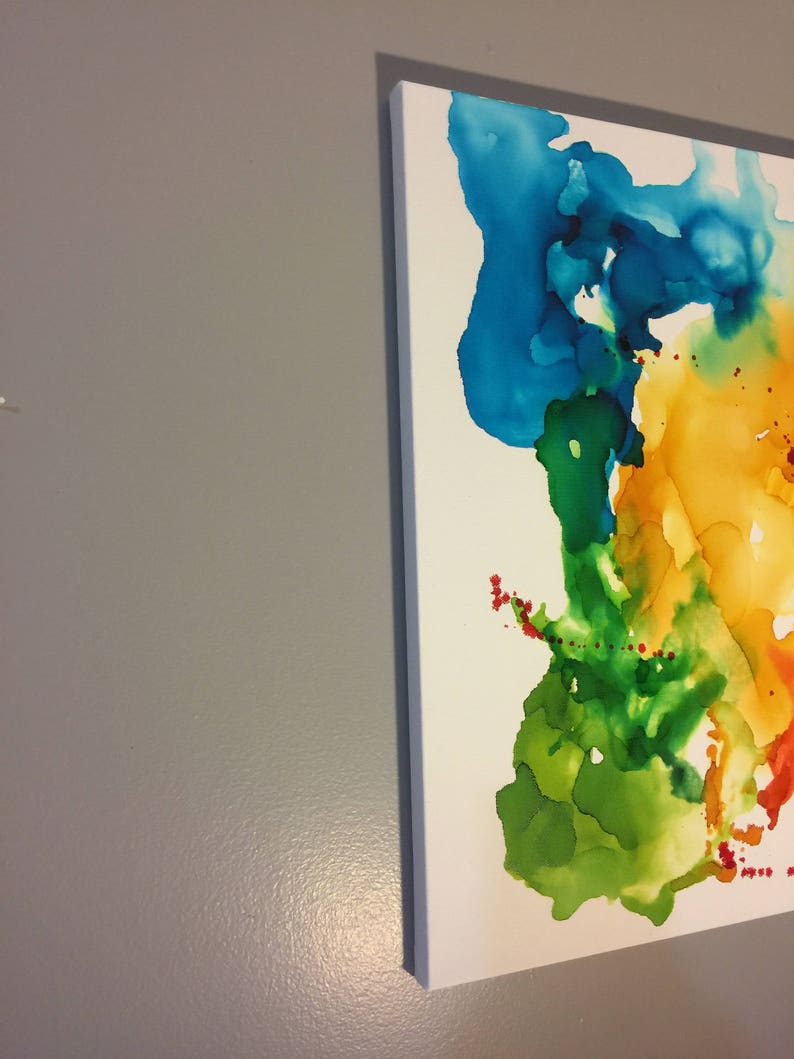 Original Abstract Art // prismatic Reverie by Artist Sherry Ellison // Wall Art // Original ...