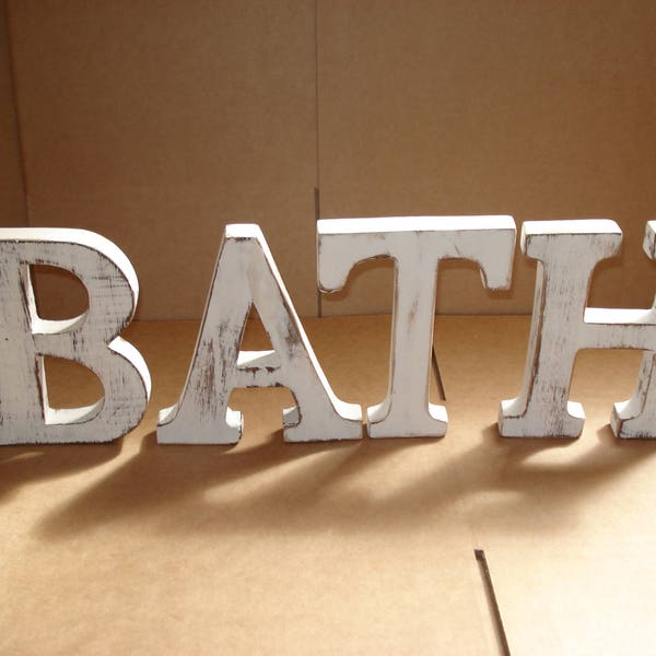 Large Wooden Letters - Etsy UK
