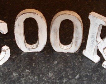 Shabby Chic Letters - Etsy