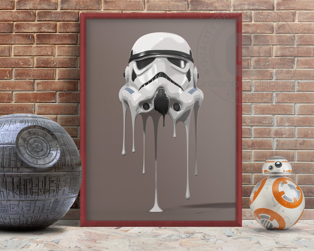 Soldier Trooper Melting Print PRINTABLE ART, Digital Art, Wall Art ...