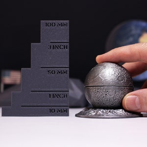 Full Moon Proposal Ring Box - Cool Silver Moon Ring Bearer Box for ...