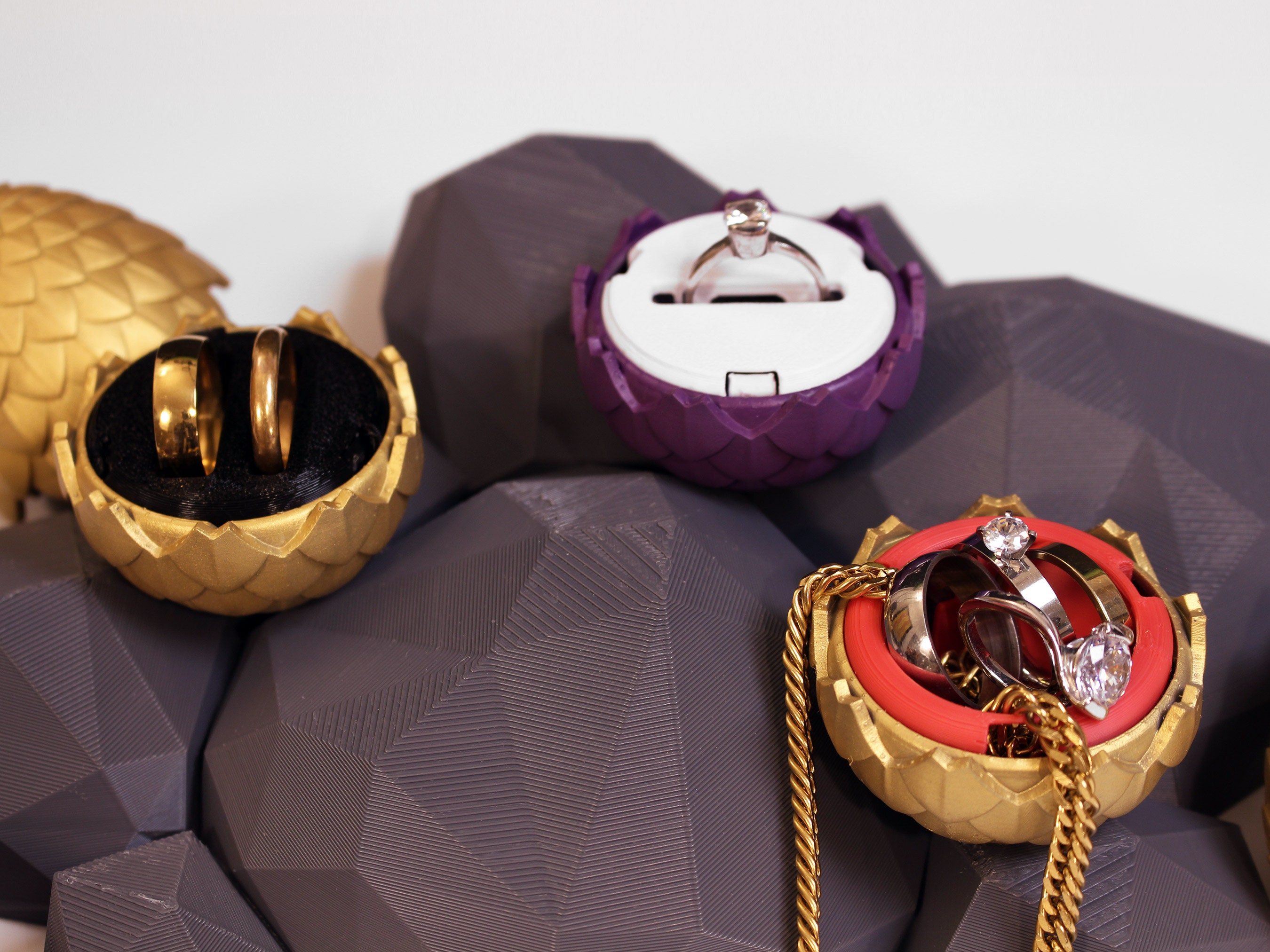 Dragon Egg Proposal Ring Box Game of Thrones Style Geek - Etsy