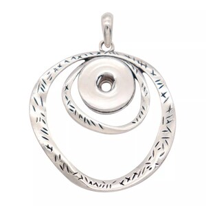 Snap Jewelry, Snap Button Pendant, Snap Necklace, Snap Button Pendant ...