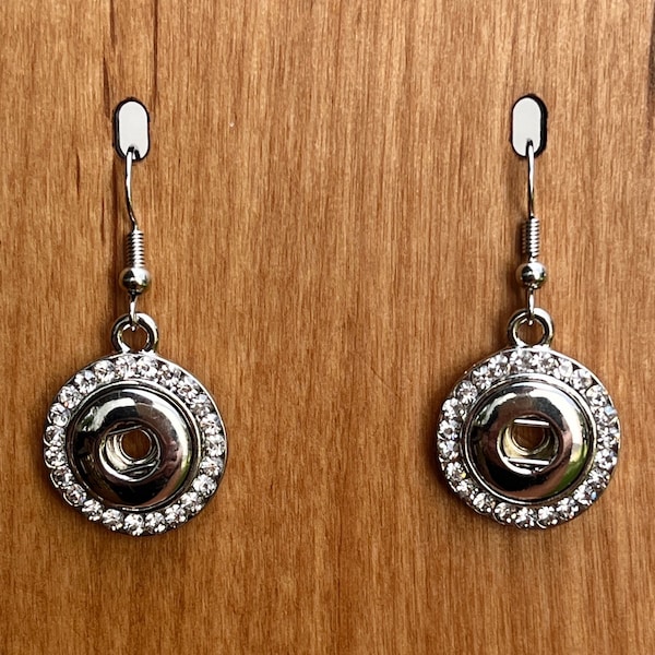 Snap Button Earrings - Etsy