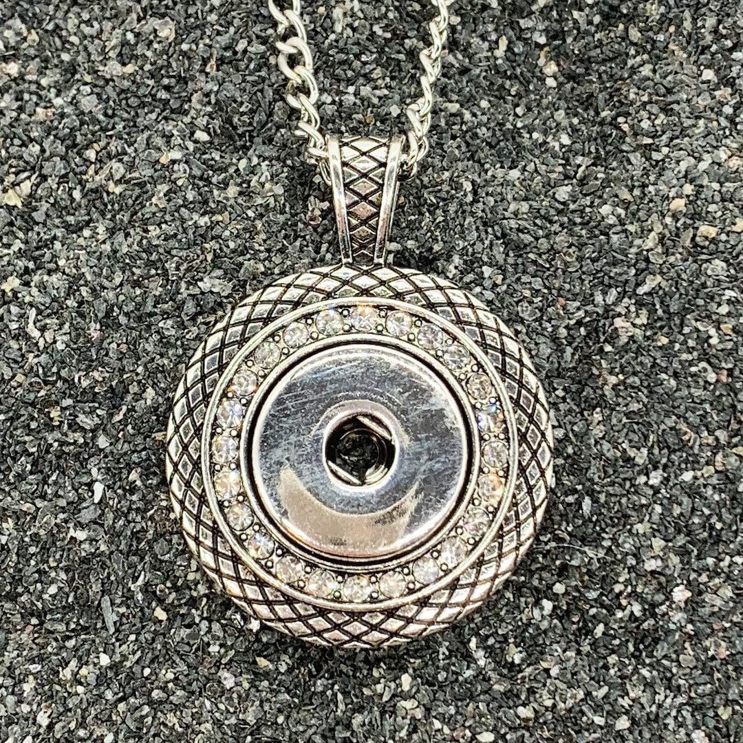 Snap Jewelry, Snap Button Pendant, Snap Necklace, Snap Button Pendant ...
