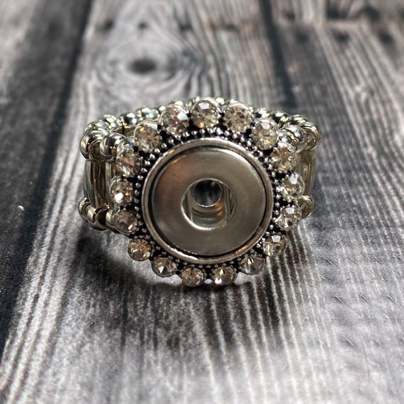 Snap Jewelry Snap Button Ring 12 Mm | Etsy