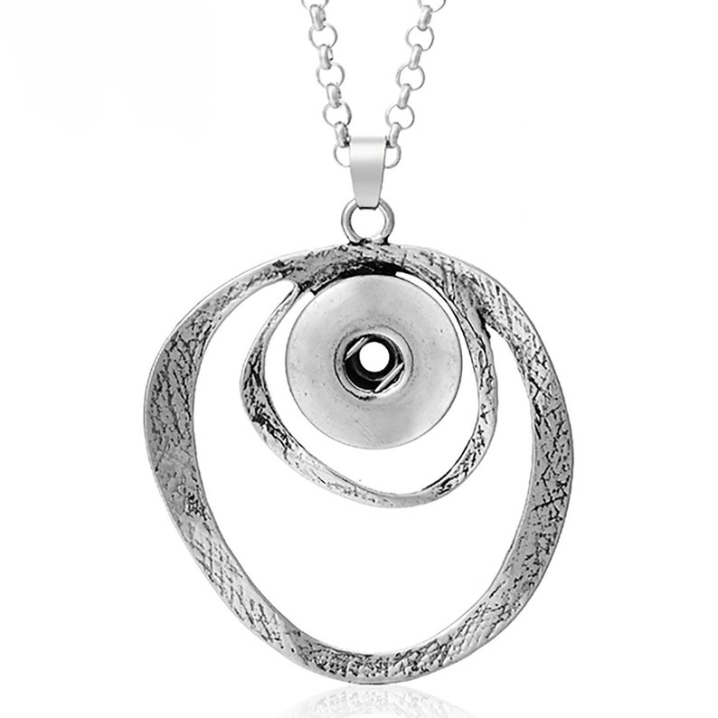 Snap Jewelry Snap Button Pendant Snap Necklace Snap Button - Etsy
