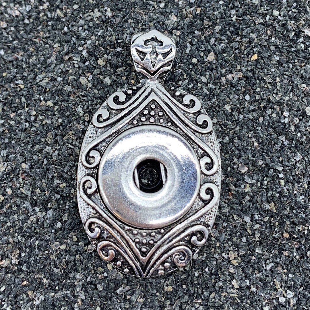 Snap Jewelry, Snap Button Pendant, Snap Necklace, Snap Button Pendant ...