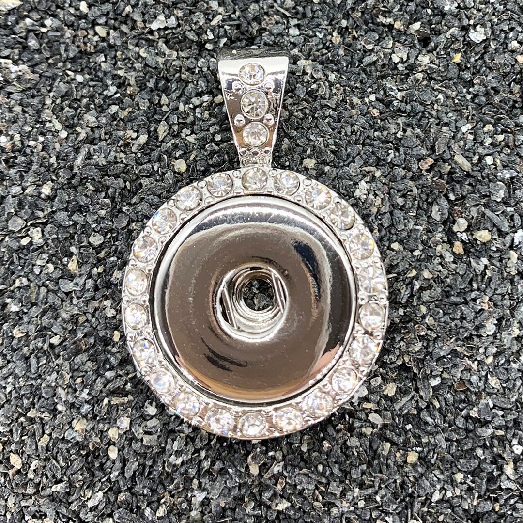 Snap Button Pendant Necklace: DIY Charm Jewelry (18-20 Mm) - Etsy