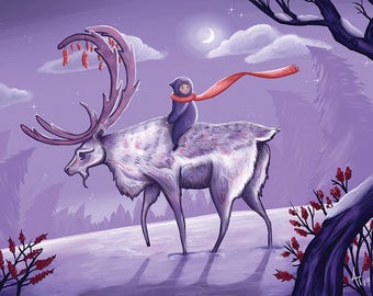 Common Winterberry Art Print, Botanical Art Print, Wall Art, Botanical ...