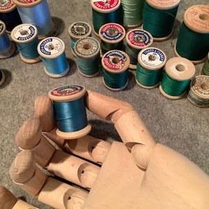 Antique and Vintage Thread on Wooden Spools: Pick and Choose - Etsy