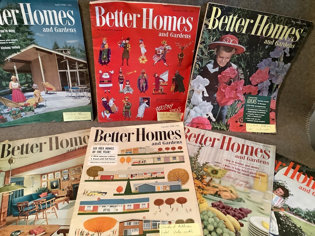 1958-1959 Better Homes and Gardens Magazines - Etsy