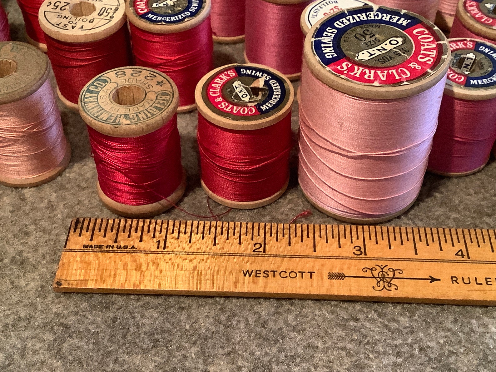 Antique and Vintage Thread on Wooden Spools: Pick and Choose - Etsy
