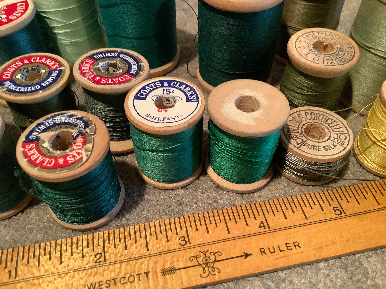 Antique and Vintage Thread on Wooden Spools: Pick and Choose - Etsy