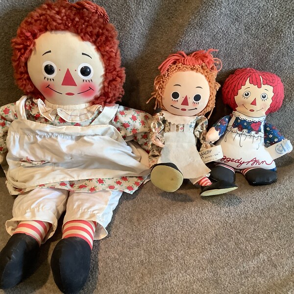Raggedy Ann Doll - Etsy