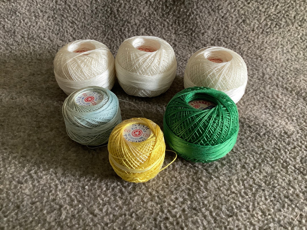 Vintage Balls of Tatting Thread - Etsy