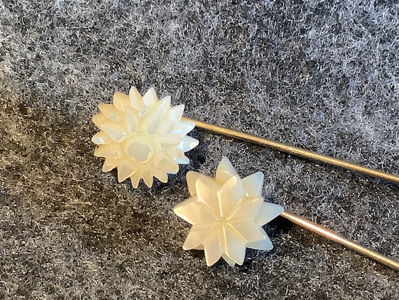 Antique Shell Stick Lapel Pins | Etsy