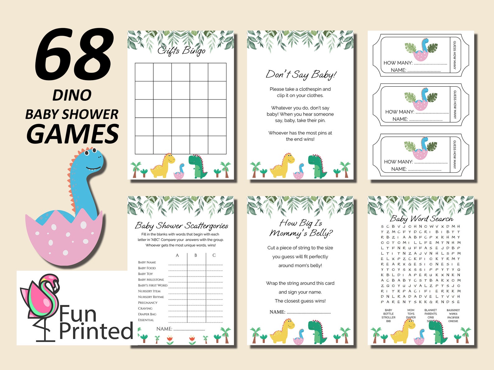68 Dinosaur Baby Shower Games, Dino Baby Shower, Dinosaur Themed Baby ...