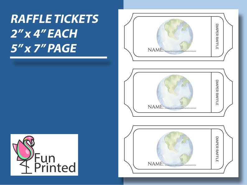 Space Diaper Raffle Sign Diaper Raffle Tickets Baby Shower - Etsy